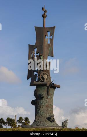 Christopher Columbus statue Arecibo Puerto Rico Stock Photo - Alamy