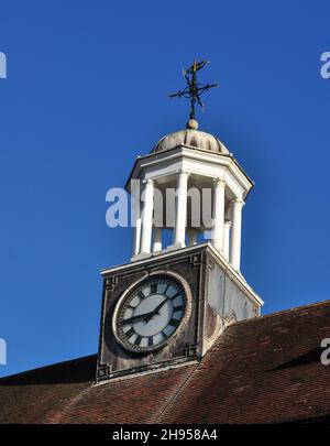 Clock tower, Letchworth Garden City, Hertfordshire, UK Stock Photo - Alamy