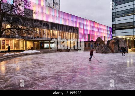 Devonian pond at Ryerson Image Centre Stock Photo - Alamy