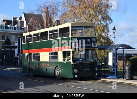 04/12/2021 Gravesend UK The Ensign Bus Company from Essex have an ...