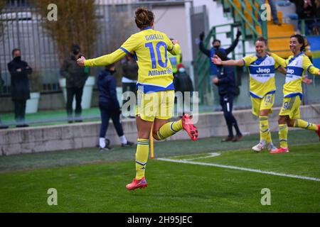 Sassuolo, Italy. 04th Dec, 2021. Juventus Woman Team during US Sassuolo ...