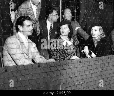 Myrna Loy, husband Arthur Hornblow Jr., circa (1938). Photo credit: The ...