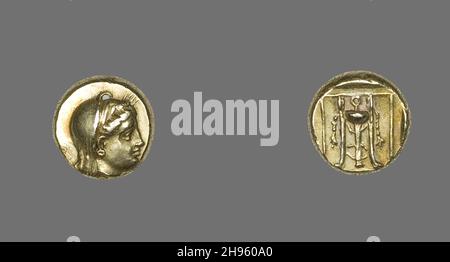 Ancient Greek gold coin depicting Alexander the Great 6th century Stock Photo - Alamy