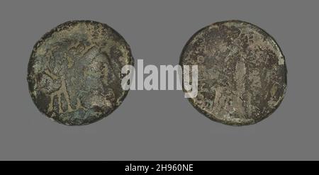 Coin Depicting the God Apollo, 2nd century BCE Stock Photo - Alamy
