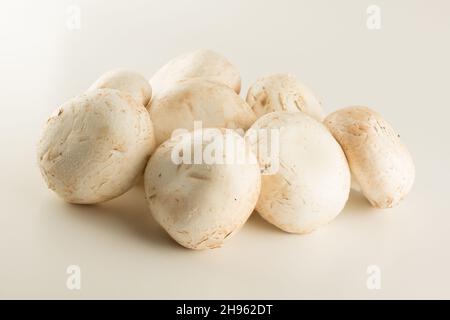premium champignon mushrooms isolated on white background Stock Photo ...