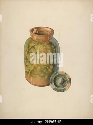 Galena Pottery Jug, c. 1938 Stock Photo - Alamy