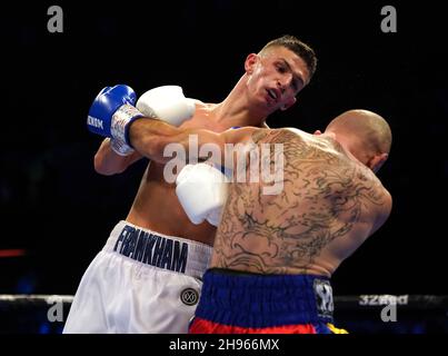 Constantin Radoi (left) and Charles Frankham in the super feather ...
