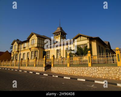 The Woermann Haus and Tower. Swakopmund, Namibia Stock Photo - Alamy
