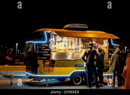 Street Food Outlets in Doha corniche / QATAR Stock Photo - Alamy