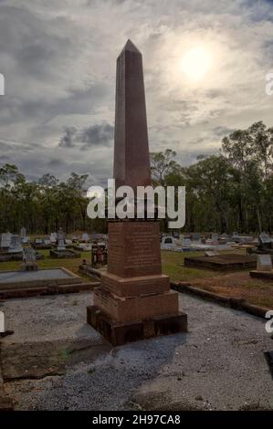 Grave site of Annabelle Rankin, the first woman from Queensland to sit ...
