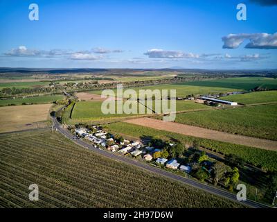 Aerial of Wallaville on Zillman Road Queensland Australia Stock Photo ...