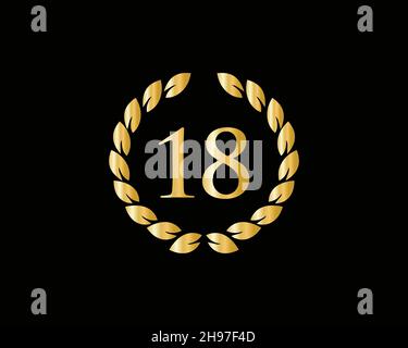 18 Year Ribbon Anniversary Stock Vector Image & Art - Alamy