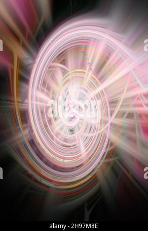 Abstract colorful spiral circle blurred background Stock Photo - Alamy