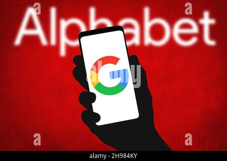 Alphabet Google logo Stock Photo - Alamy