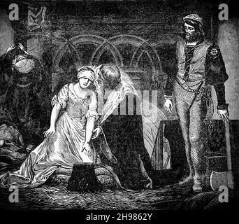 The Execution of Lady Jane Grey in the Tower of London in the year 1554 ...