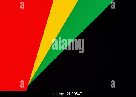 Black History Month color background with copy space for text. Creative ...