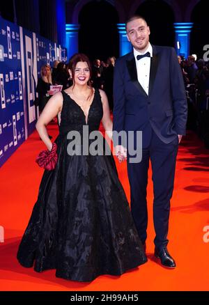 Roxanne Hoyle and Mark "Ladbaby" Hoyle arriving at the 24th British ...