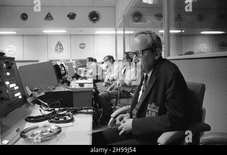 Apollo 11 Mission Control Center after Apollo 11 Liftoff, Kennedy Space ...