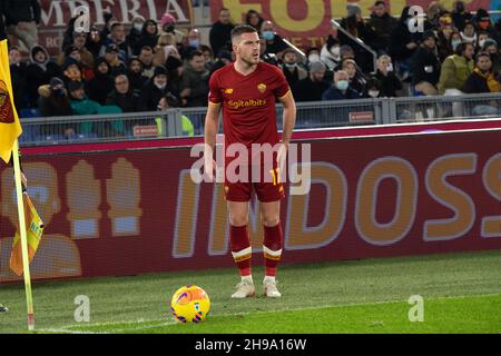 Rome, Italy. 4th December, 2021. Ivan Persic of Inter in action during ...