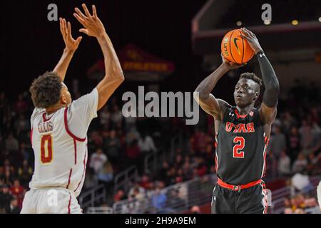 Utah guard Both Gach against California during an NCAA college ...