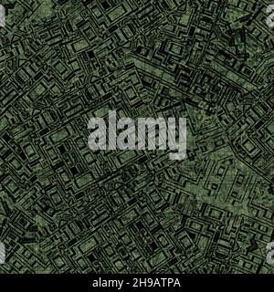 Grunge forest green random geometric distressed seamless texture ...