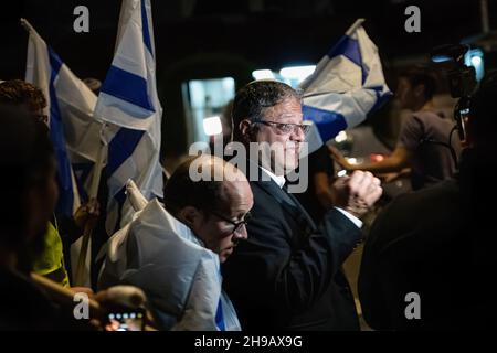 Itamar Ben Gvir, leader of Otzma Yehudit party takes part during the ...