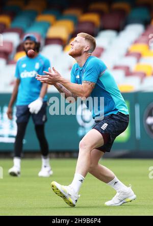 England's Ben Stokes during a nets session at Lord's, London. Picture ...