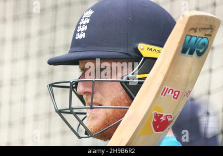 England's Ben Stokes during a nets session at Trent Bridge Cricket ...