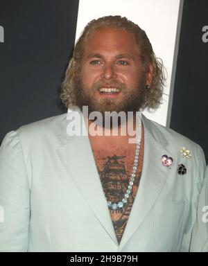 Jonah Hill attends the world premiere of "Don't Look Up" at Jazz at ...