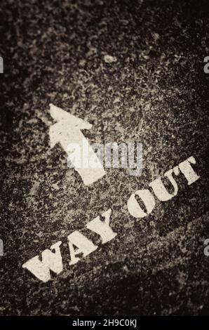 A large sign pointing out directions for Valet Parking and Meet & Greet ...