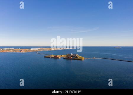 Aerial View of Trekroner Fort in Copenhagen Stock Photo - Alamy