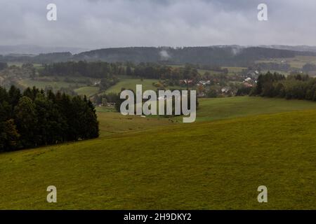 Landscape of eastern Bohemia near Lanskroun, Czech Republic Stock Photo ...