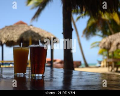 The photo shows Coca Cola refreshments and passion fruit juice. Photo ...