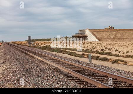 Overpass being constructed to accommodate the soon to be built ...