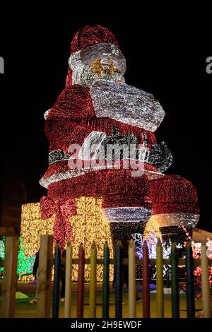 Christmas in Portugal - Santa Claus with gifts and parcels Stock Photo ...