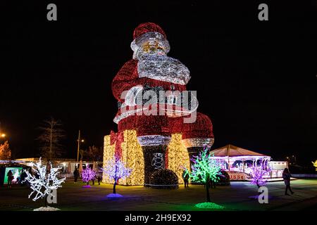 World Biggest Santa Claus in Águeda, Portugal Stock Photo - Alamy