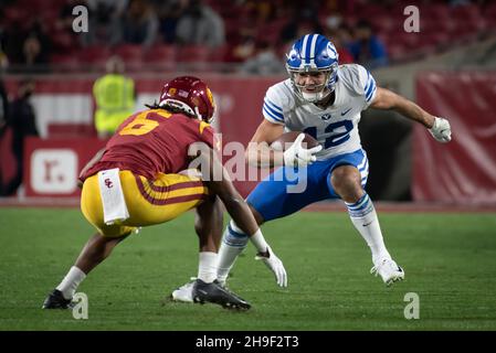 BYU wide receiver Puka Nacua (12) is in motion during an NCAA college ...