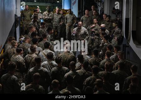 U.S. Marine Lt. Col. Ryan E. Scott, commanding officer, 9th Engineer ...