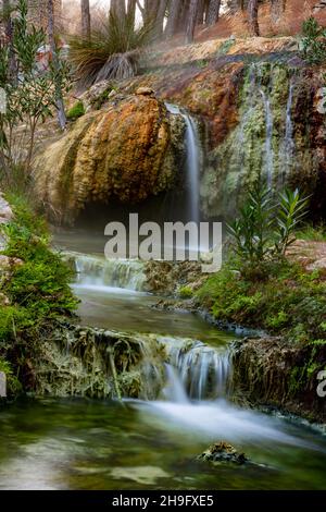 Natural river of water that flows permanently Stock Photo - Alamy