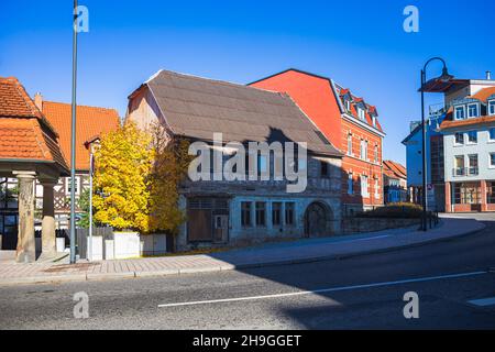 HILDBURGHAUSEN, GERMANY - CIRCA OKTOBER, 2021: The townscape of ...