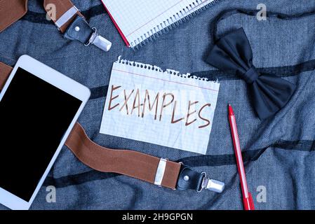 Conceptual display Examples. Word Written on photo Sample Model to ...