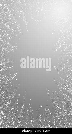 Amazing falling stars Christmas background. Subtle flying snow flakes ...