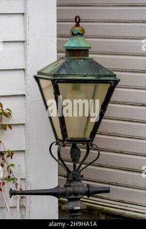 STAVANGER, NORWAY - 2020 JULY 04. Life boat, survival craft or rescue ...