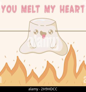 A vector of a cartoon doodle characters over a white background Stock ...