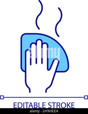 hot compress therapy Stock Vector Image & Art - Alamy