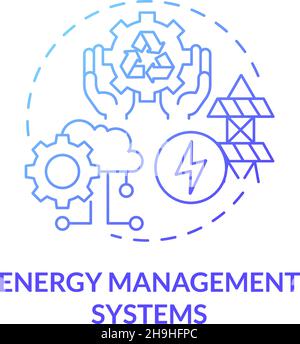 Energy systems digitalization concept icon Stock Vector Image & Art - Alamy