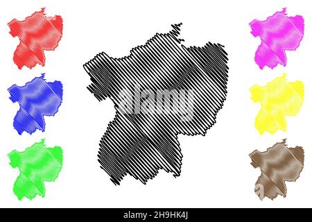 Indore district (Madhya Pradesh State, Indore division, Republic of ...