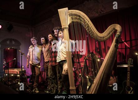 The Barr Brothers performing live on stage at Bush Hall in London Stock ...