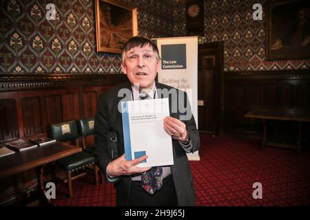 Colin Low, Lord Low of Dalston, at the launch of the follow-up report ...