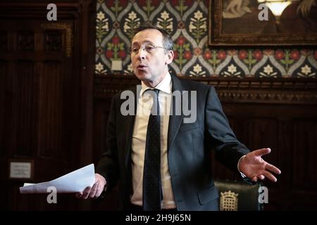 Andy Slaughter speaking at the launch of the follow-up report by the ...